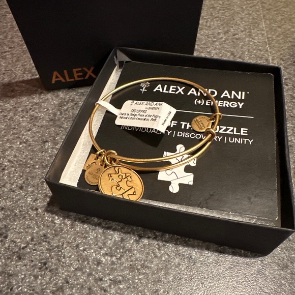Alex and Ani | Jewelry | Nwt Gold Alex And Ani Piece Of The Puzzle ...